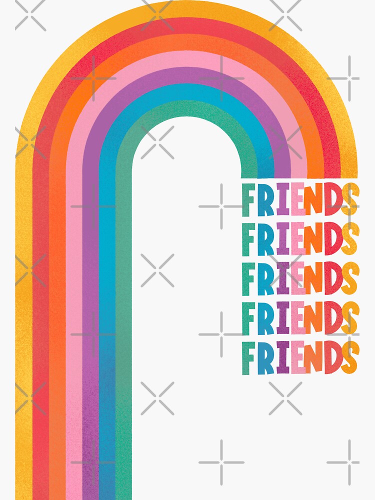 "Rainbow Friends" Sticker for Sale by ShowMeMars | Redbubble