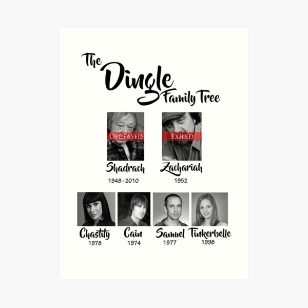 "Dingle family tree" Art Print for Sale by robronsuggers | Redbubble