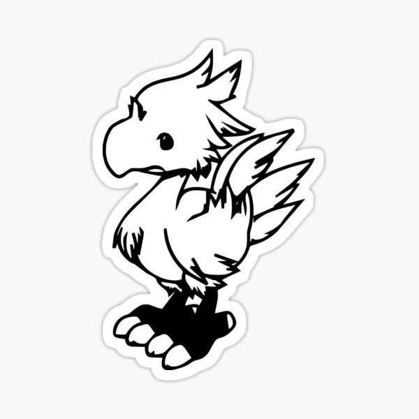 Final Fantasy Chibi Chocobo Sticker For Sale By Torgraphix Redbubble