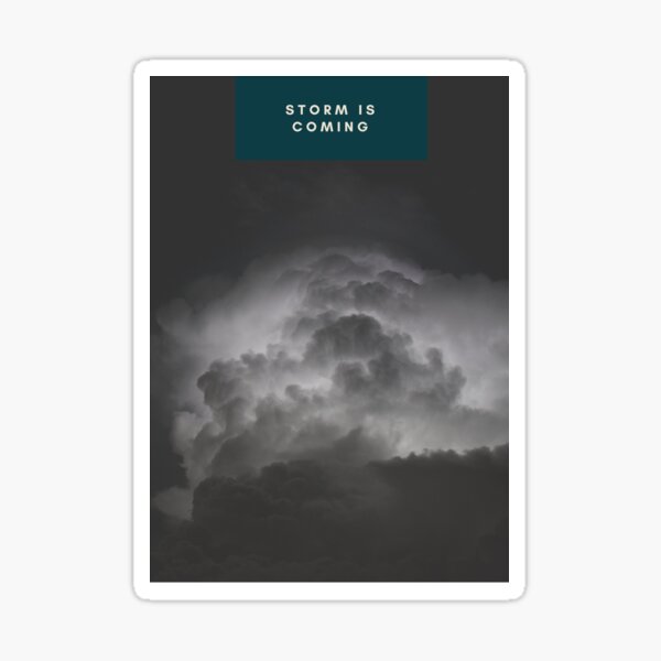 "Storm " Sticker for Sale by Danilo51 | Redbubble