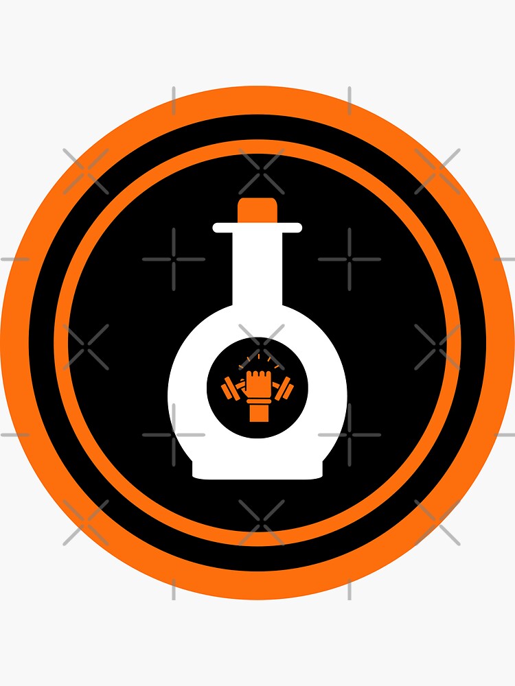 "Strength Potion Badge" Sticker for Sale by Icelya | Redbubble