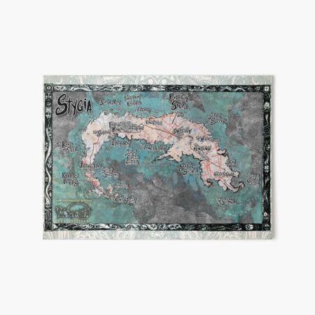 "Wraith Stygia Map" Art Board Print for Sale by TheOnyxPath | Redbubble