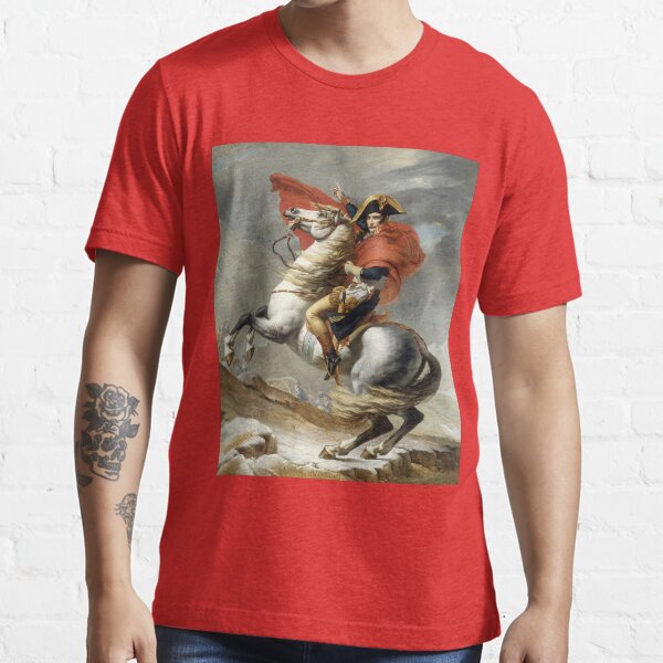 "Napoleon Bonaparte Crossing the Alps, First Versailles version by ...