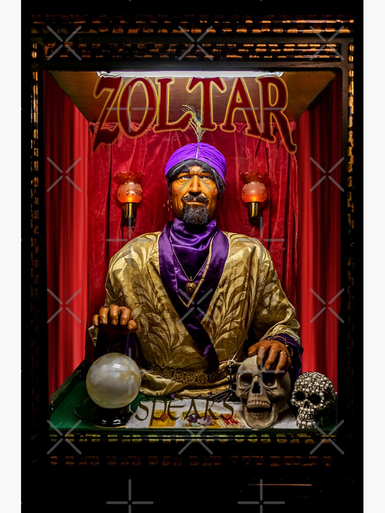 "ZOLTAR Speaks - fortune teller arcade game vending machine" Sticker ...