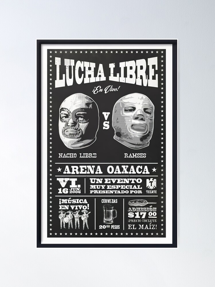 "Nacho Libre Poster" Poster for Sale by dyatygoe | Redbubble