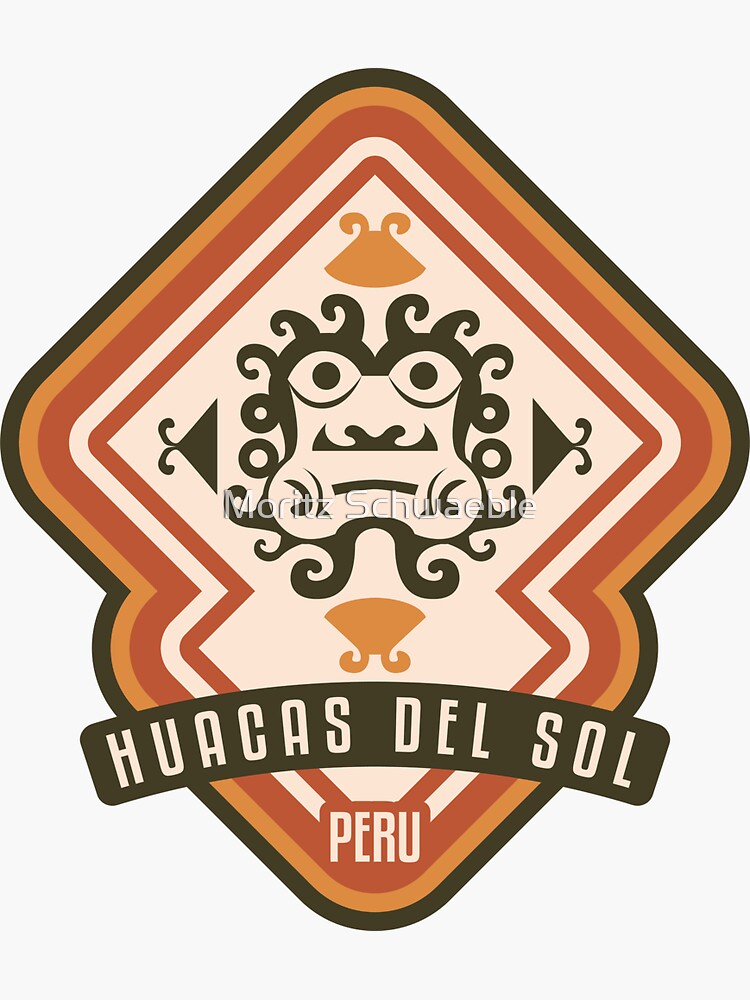"Huacas del Sol – Peru" Sticker by moritzschwaeble | Redbubble