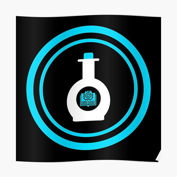 "Intelligence Potion Badge" Poster by Icelya | Redbubble