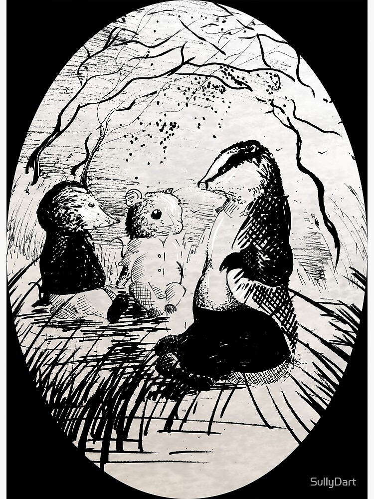 "Mole Badger and Ratty 21/04/21" Poster by SullyDart | Redbubble