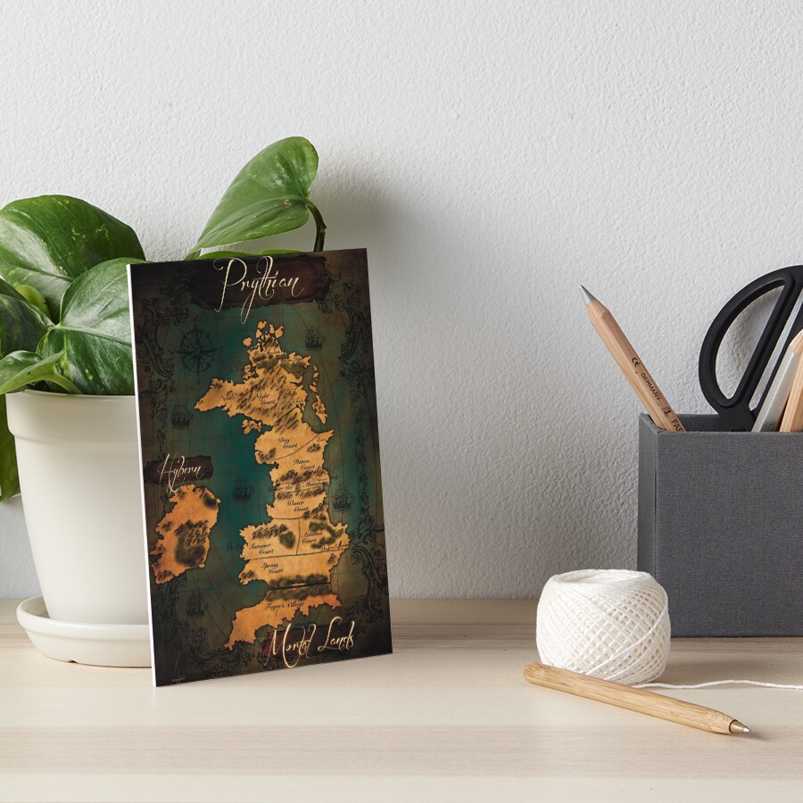 "Prythian Map" Poster for Sale by FlowArt-design | Redbubble