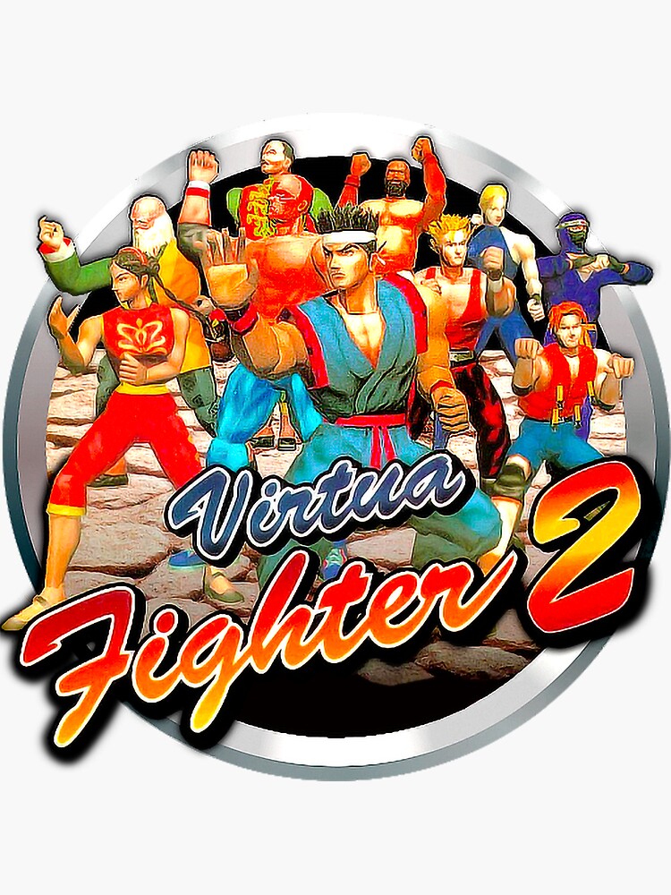 "Virtua Fighter 2" Sticker for Sale by POOTERMAN | Redbubble