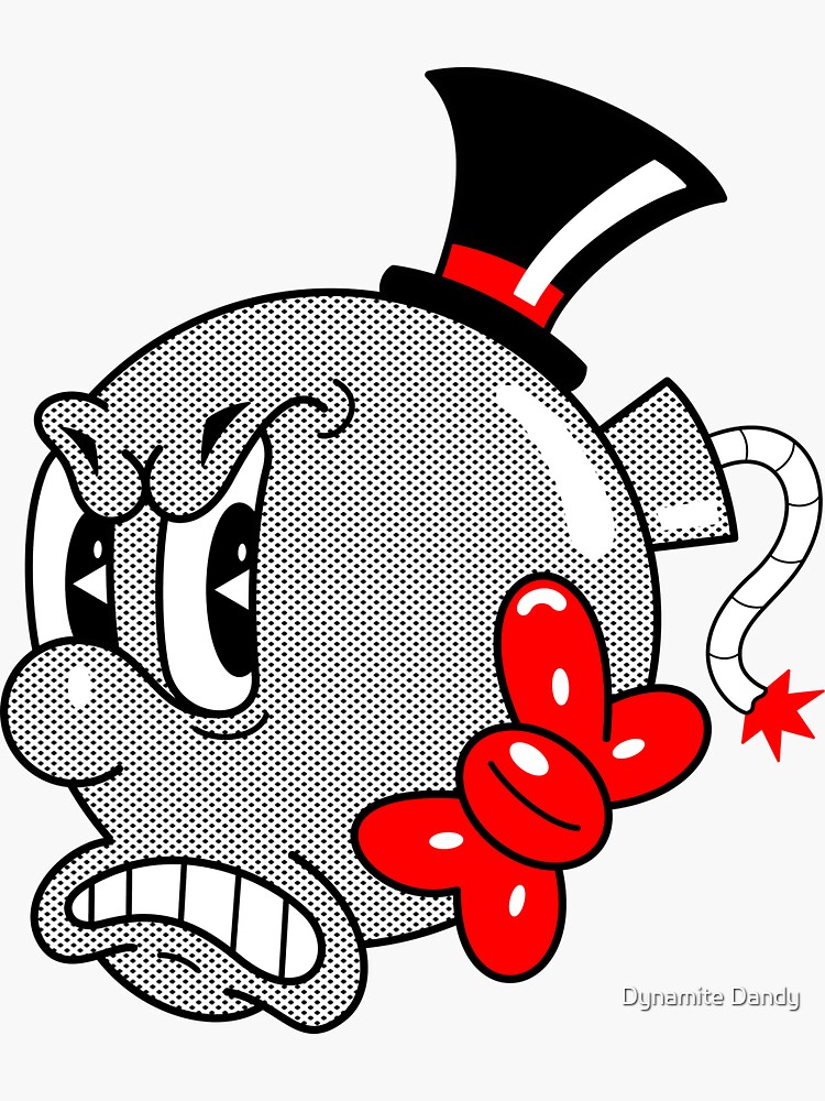 "ANGRY / POP ART DANDY" Sticker for Sale by Cookie2805 | Redbubble