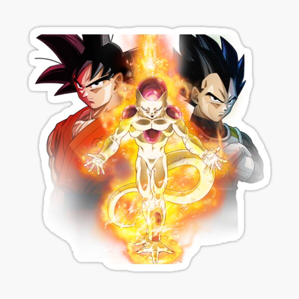 "Dragon ball z" Sticker for Sale by Keennes | Redbubble