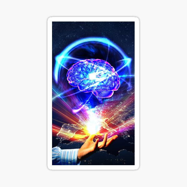 "The Mind Map" Sticker for Sale by razielanarki | Redbubble