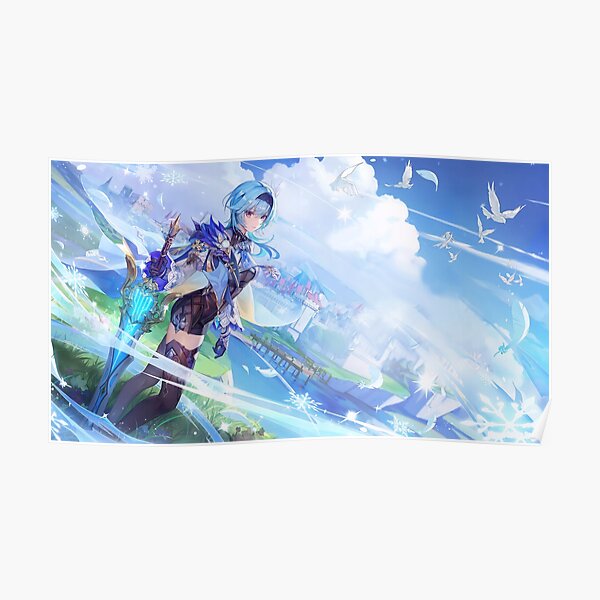 "Eula - Genshin Impact" Poster by persephonexx | Redbubble