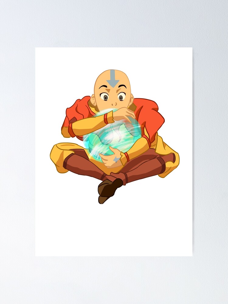 "Aang air ball" Poster for Sale by DavidBrandart | Redbubble