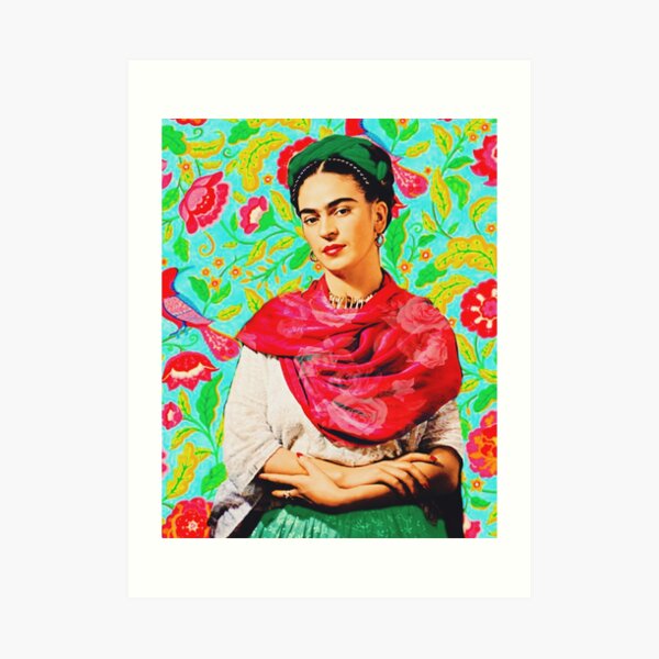 "Frida Kahlo Rebozo" Art Print by FridaArtGallery | Redbubble
