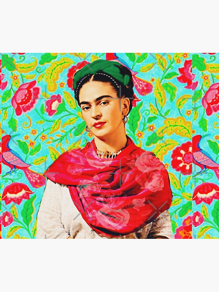"Frida Kahlo Rebozo" Throw Blanket for Sale by FridaArtGallery | Redbubble