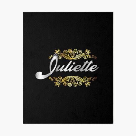 Lámina rígida «Diseño de nombre Juliette - Juliette- soy Juliette ...