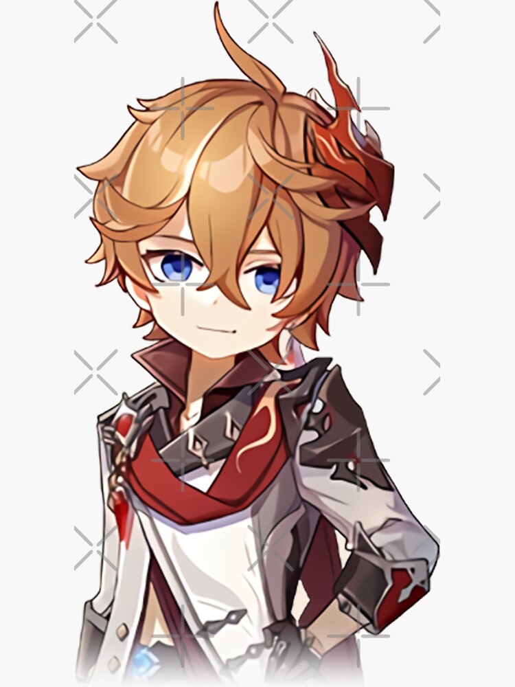 "Chibi Childe - Genshin Impact" Sticker von persephonexx | Redbubble