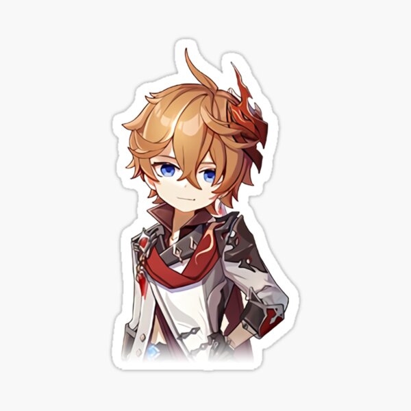 "Chibi Childe - Genshin Impact" Sticker von persephonexx | Redbubble