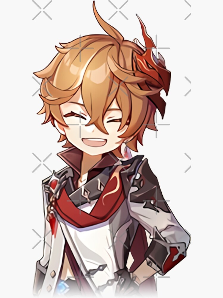 "Chibi Childe - Genshin Impact" Sticker von persephonexx | Redbubble