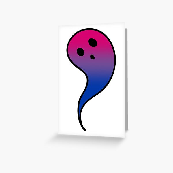 "Bisexual Sticker, Halloween Ghost, Bisexual Ghost, Bisexual Bat ...