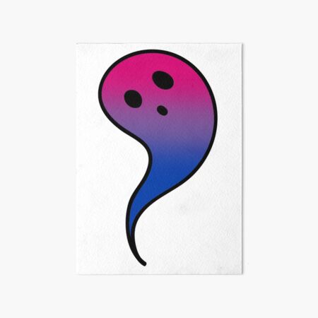 "Bisexual Sticker, Halloween Ghost, Bisexual Ghost, Bisexual Bat ...