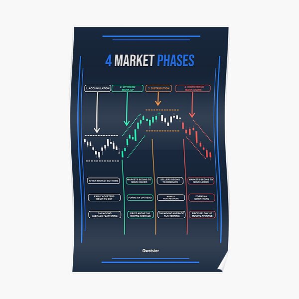 "4 Market Phases" Poster for Sale by qwotsterpro | Redbubble
