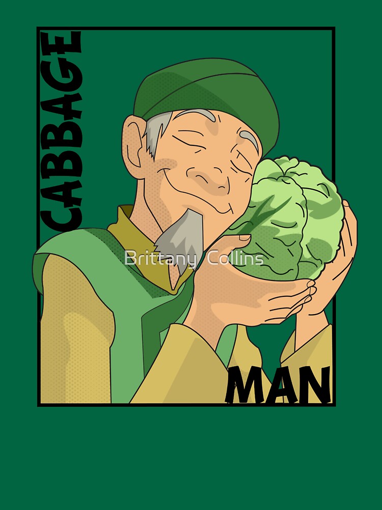 "Cabbage Man; The Avatar Series" T-shirt by BrittanyCollins | Redbubble