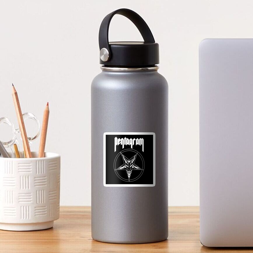 "Pentagram Band Logo" Sticker for Sale by OgTopp | Redbubble