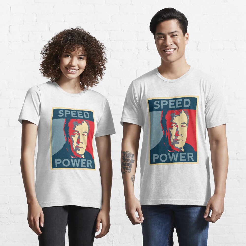"speed power Jeremy Clarkson - CLARKSON" T-shirt for Sale by svaiga ...