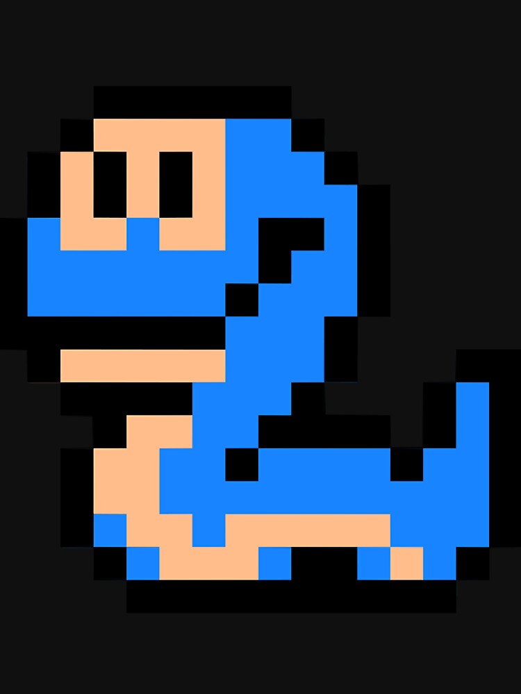 "8-Bit Snake Enemy " T-shirt for Sale by Delsman35 | Redbubble | links ...