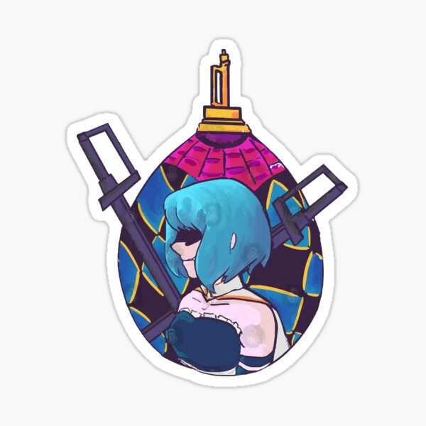 "sayaka " Sticker for Sale by Chrysler21 | Redbubble