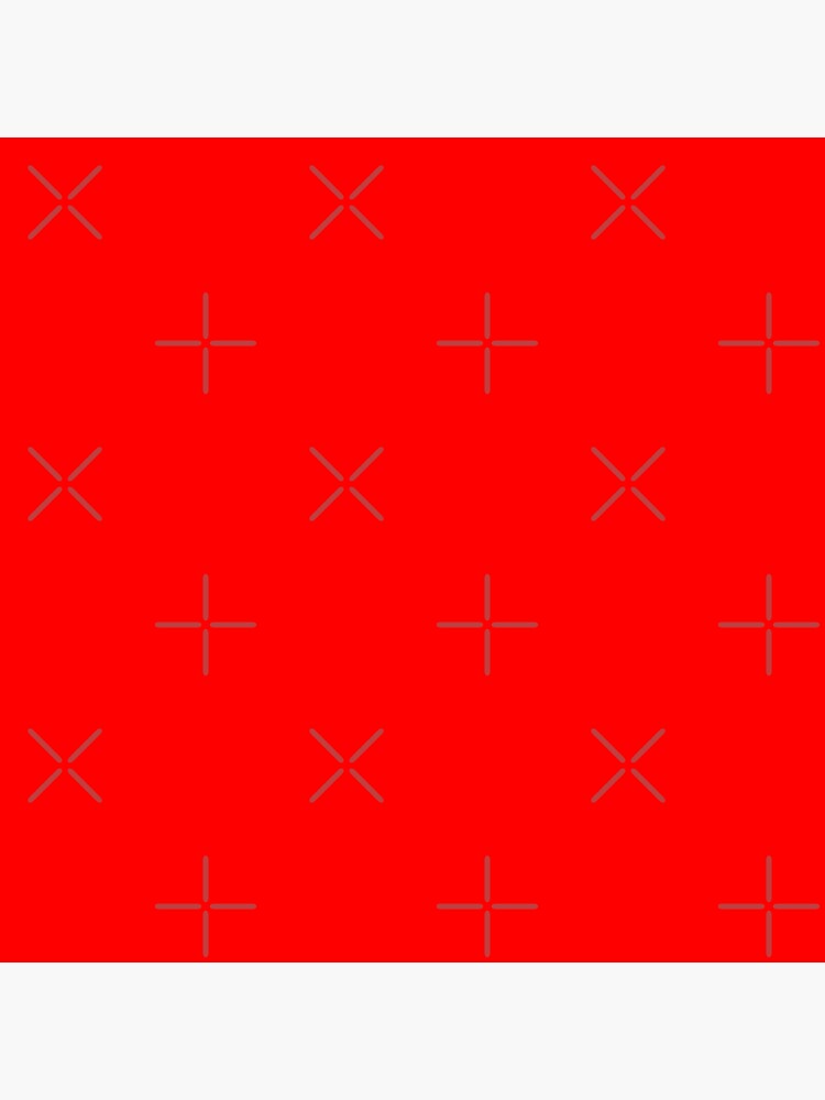 "PLAIN SOLID BLOCK RED - OVER 100 RED SHADES ON OZCUSHIONS" Sticker for ...