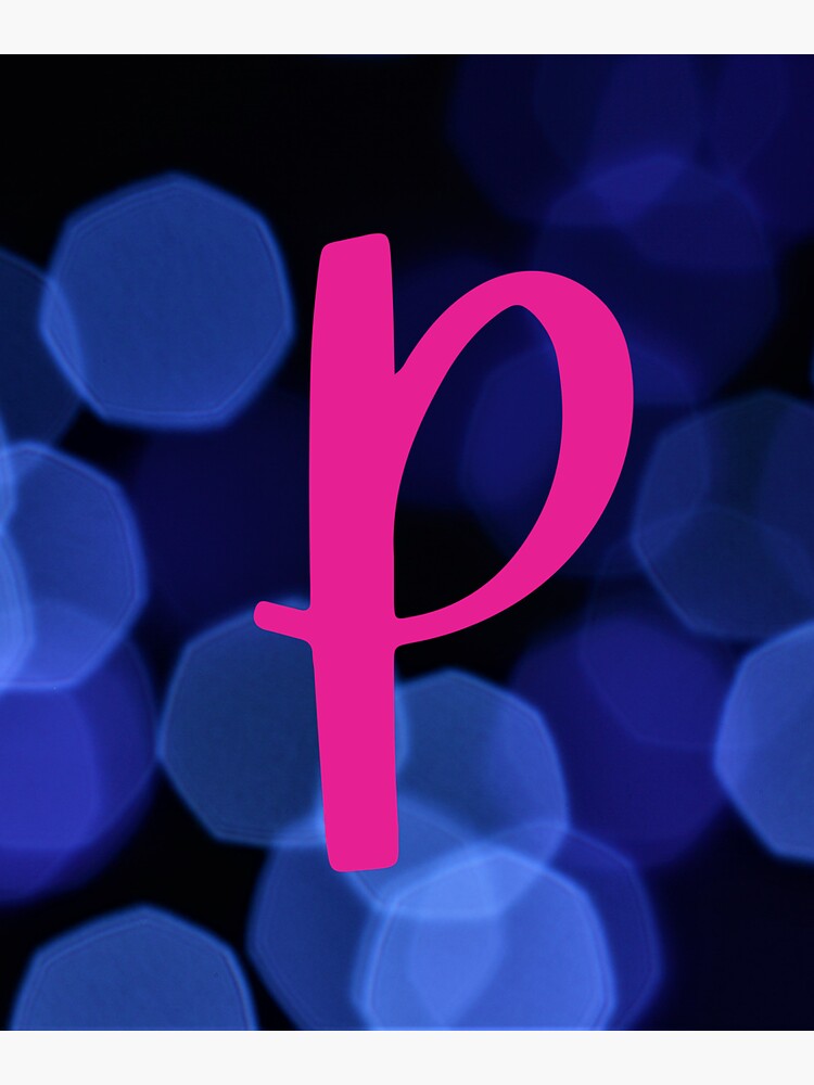 "Fun Letter P" Sticker for Sale by alphabetslouise | Redbubble