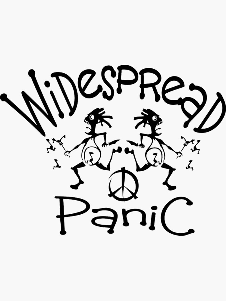 "Widespread Panic " Sticker by CourtanysCustom | Redbubble