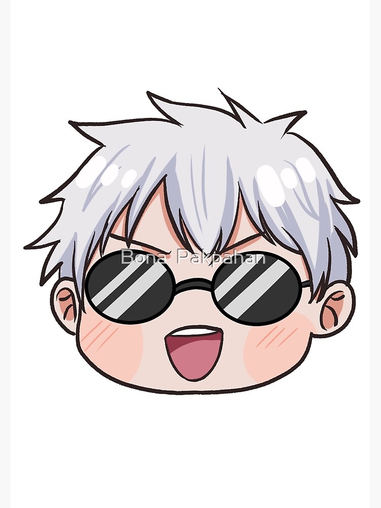 "Jujutsu Kaisen - Gojou Sensei Chibi wearing sunglasses" Poster for ...