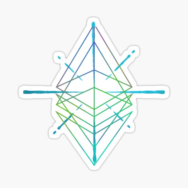 " Ethereum ETH Ether Logo" Sticker for Sale by Pals713 | Redbubble
