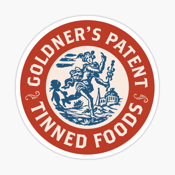 "goldner's rebrand" Sticker by bookofleviathan | Redbubble