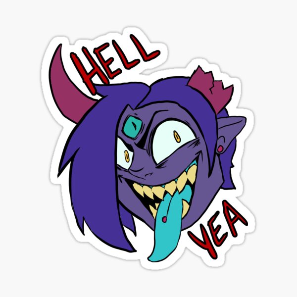 "Hell Yea! Jaxx" Sticker for Sale by JaxxtheArtist | Redbubble