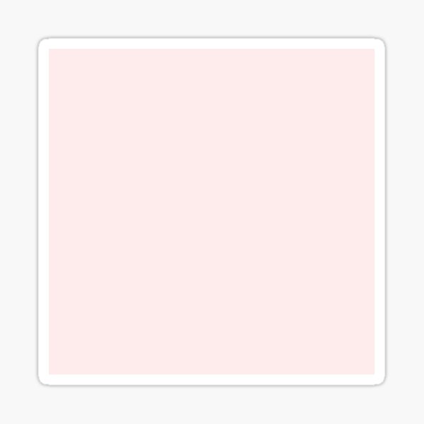"Solid Plain Pastel Bare Pink" Sticker for Sale by HiddenPuppets ...