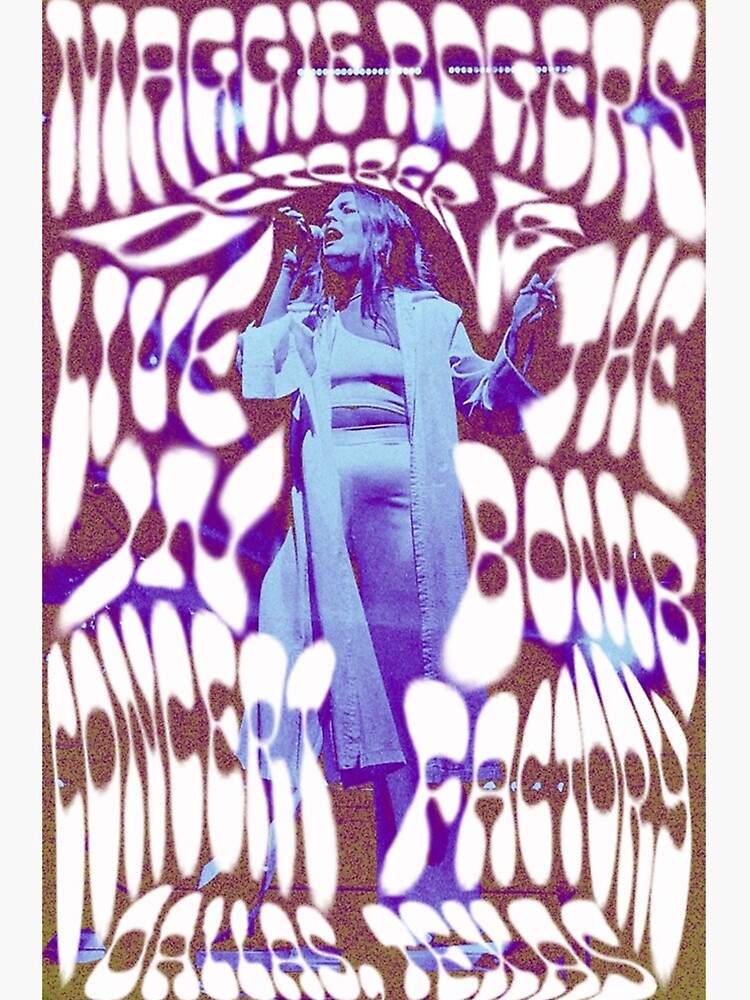 "/Maggie Rogers poster" Sticker by willietone | Redbubble