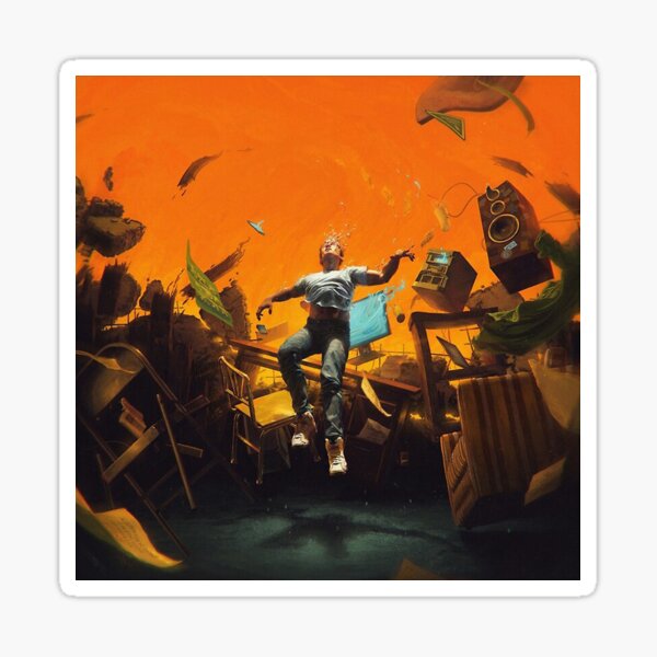 "/No Pressure Cover Poster" Sticker for Sale by willietone | Redbubble