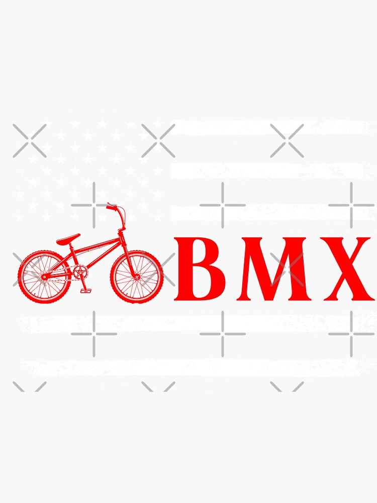 "BMX FLAG" Sticker for Sale by StoreEmily | Redbubble