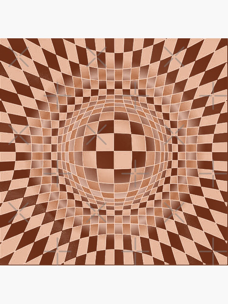 "3d optical illusion round shape arts" Sticker for Sale by Khanchoice ...