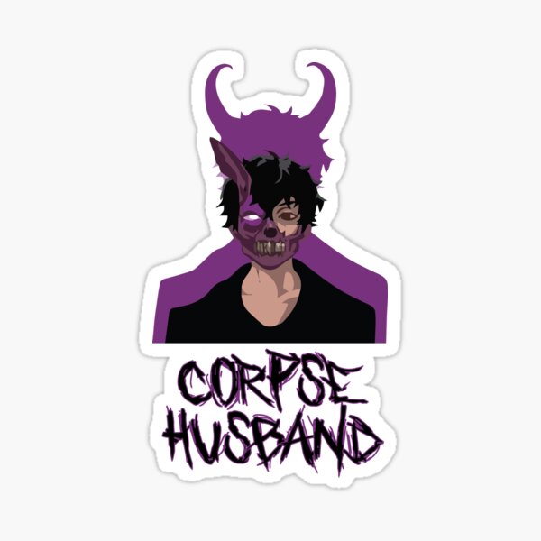 "Corpse Husband" Sticker for Sale by ScrewedupArtist | Redbubble