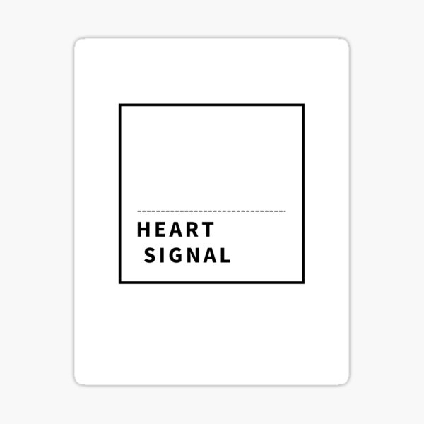 "Heart signal" Sticker for Sale by Kkangshop | Redbubble