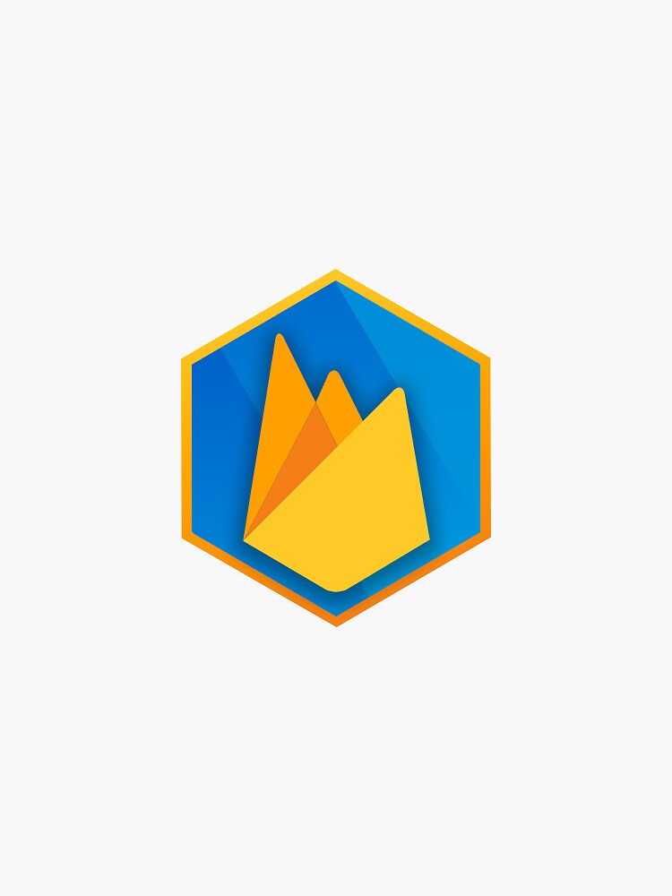 "Firebase Hexagon" Sticker for Sale by JFKsStickers | Redbubble