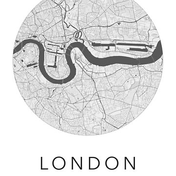 "London, UK Map - Minimalist" Poster for Sale by Mapable | Redbubble