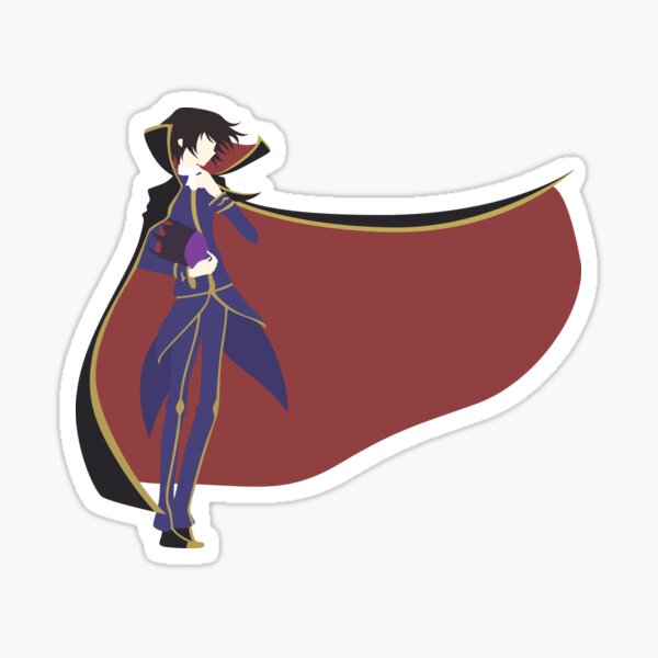 "Lelouch" Sticker for Sale by greenmapple17 | Redbubble